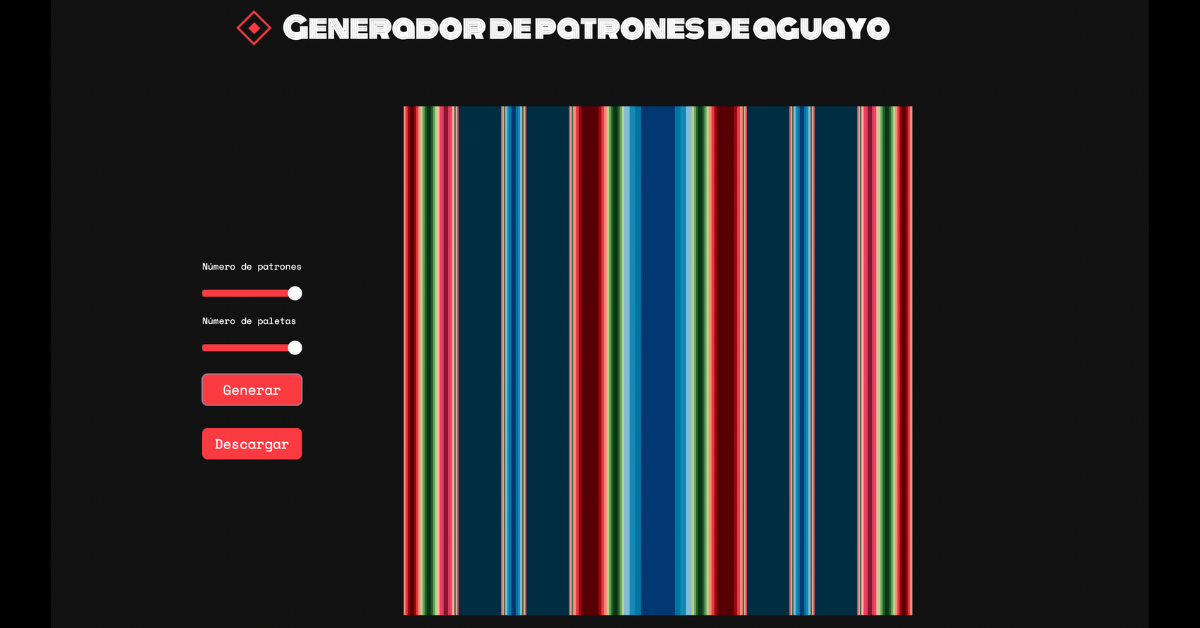 Generador de patrones de aguayo